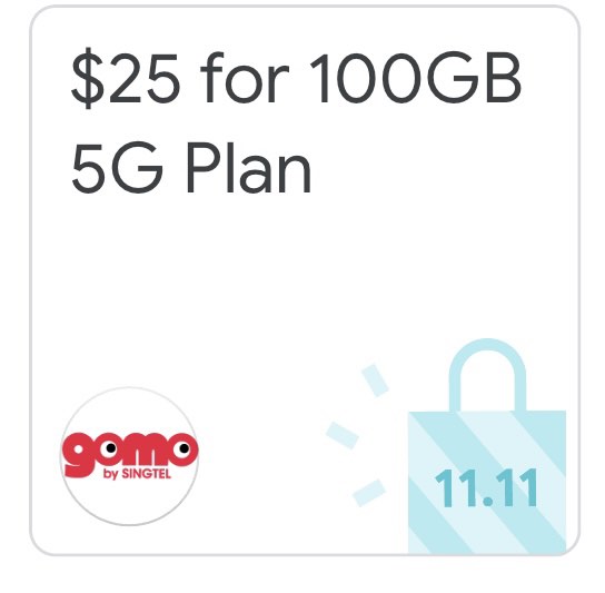 Gomo 100GB 5G plan, Tickets & Vouchers, Vouchers on Carousell