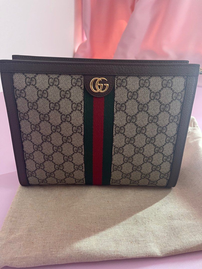 Gucci pouch, Luxury, Bags & Wallets on Carousell