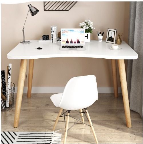 HOMELY Nordic Desk Computer Desk Modern Simple Desk Table Writing Desk ...