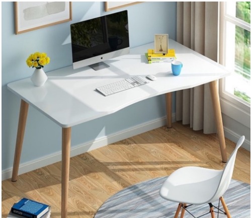 HOMELY Nordic Desk Computer Desk Modern Simple Desk Table Writing Desk ...
