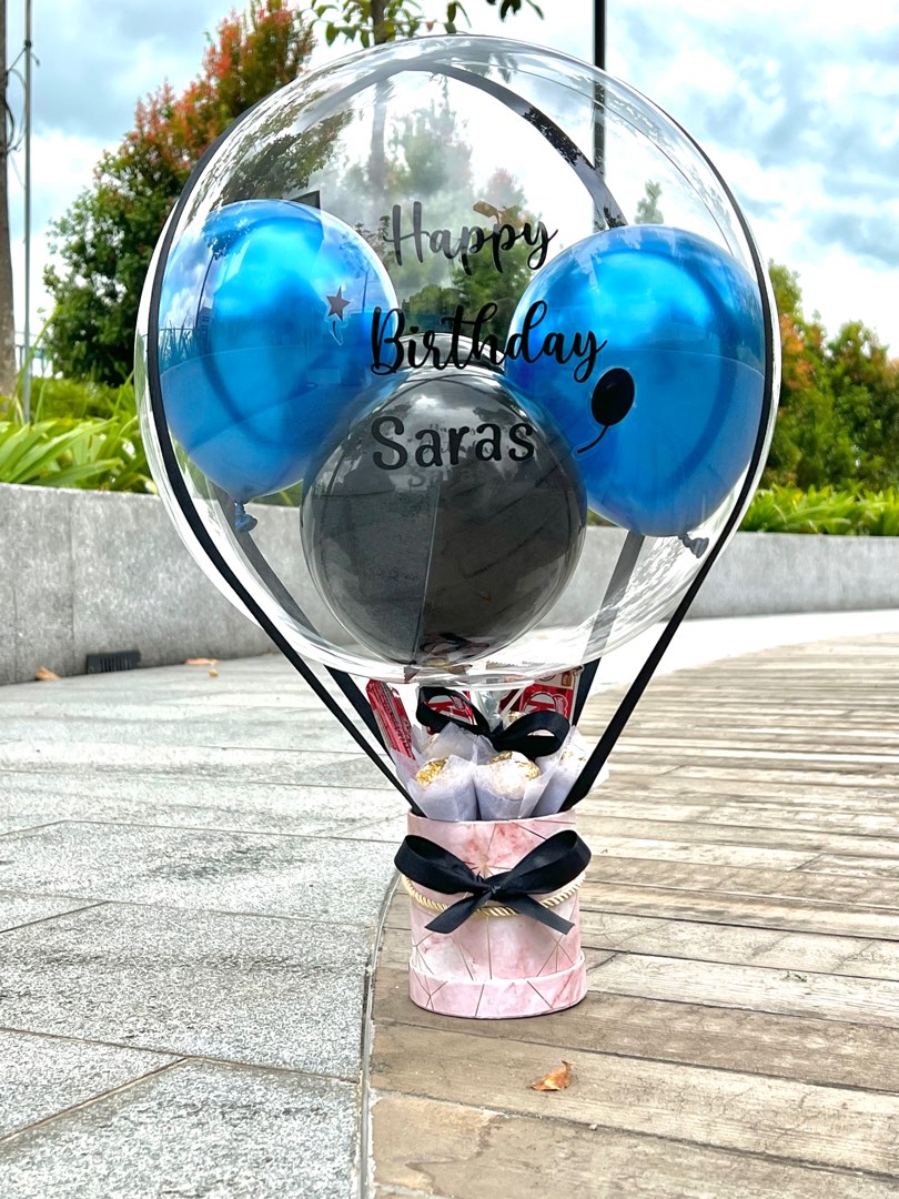 hot air balloon | balloon hamper | chocolate gift | surprise | birthday ...