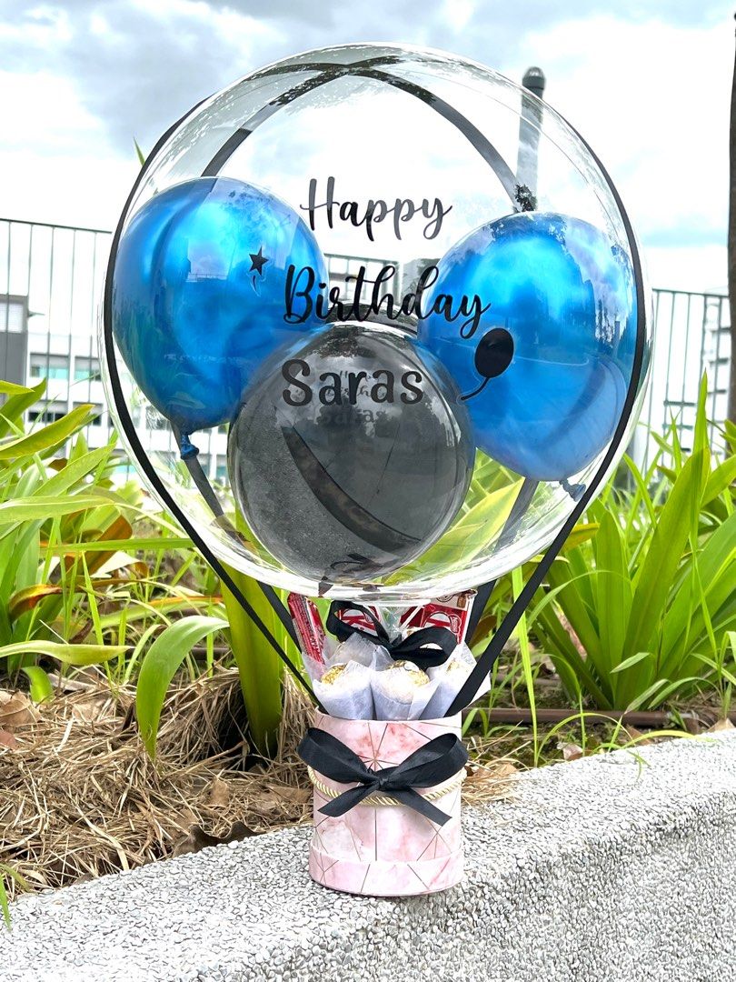 hot air balloon | balloon hamper | chocolate gift | surprise | birthday ...