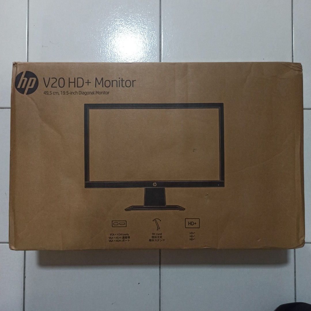 HP V20 HD+ Monitor Hewlett Packard, Computers & Tech, Parts ...
