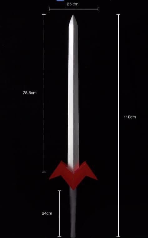 Icarus Voltes-V sword Life size, Hobbies & Toys, Toys & Games on Carousell