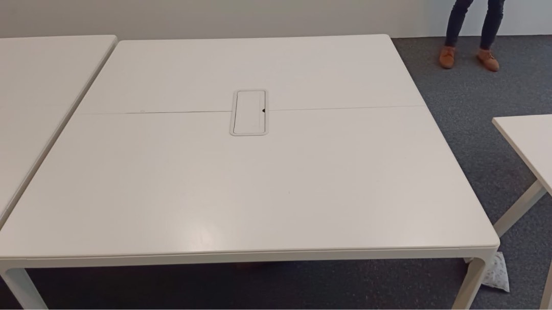 Ikea bekant conference table, Furniture & Home Living, Furniture ...