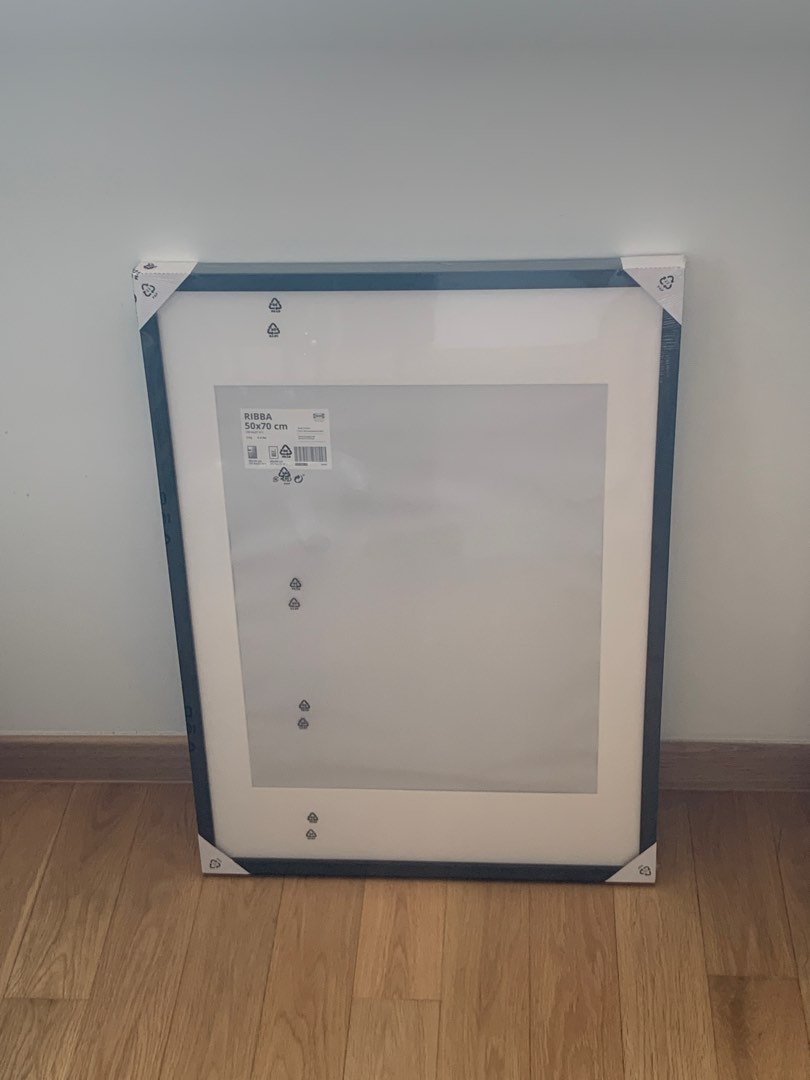 IKEA RIBBA Frame Black 50x70, Furniture & Home Living, Home Decor ...