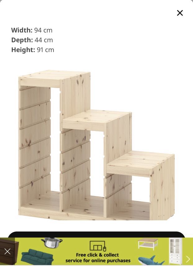 Ikea Trofast, Furniture & Home Living, Furniture, Shelves, Cabinets ...