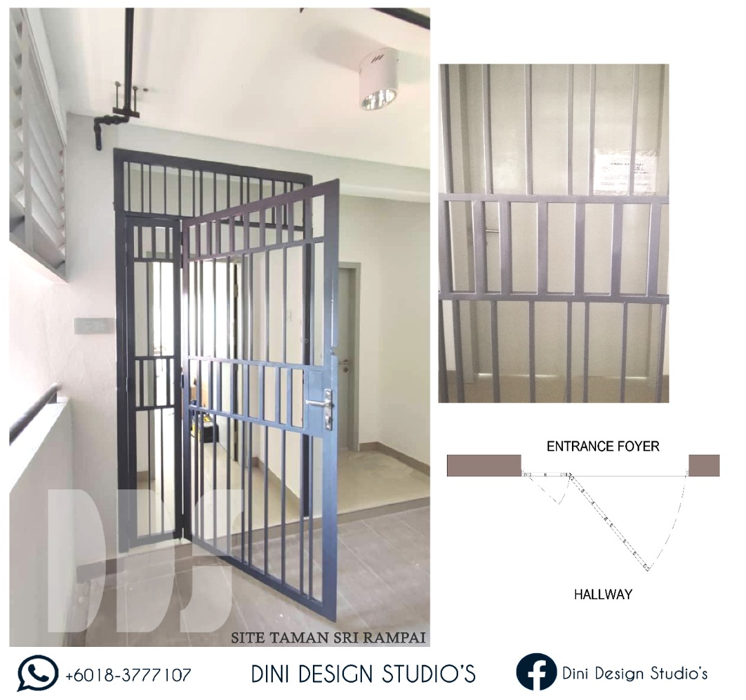 𝗜𝗡𝗗𝗨𝗦𝗧𝗥𝗜𝗔𝗟 𝗦𝗧𝗬𝗟𝗘 𝗗𝗢𝗢𝗥 𝗚𝗥𝗜𝗟𝗟, Furniture & Home Living, Security & Locks ...