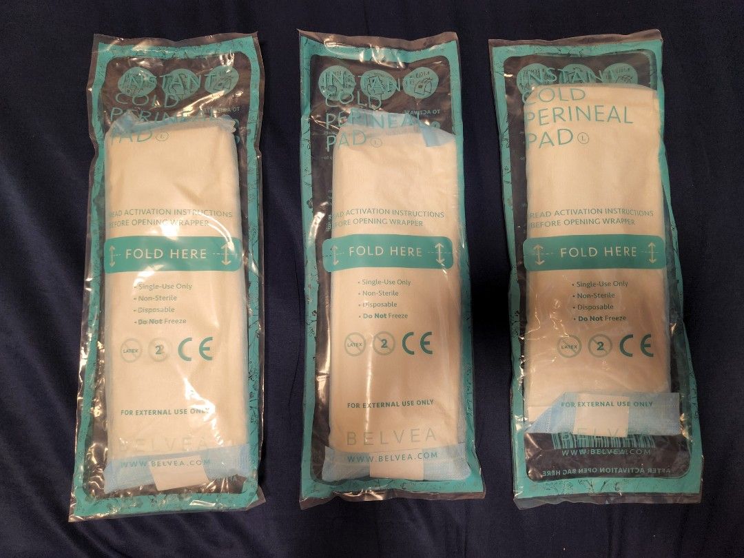 Instant Cold Perineal Pads (3), Babies & Kids, Maternity Care on Carousell