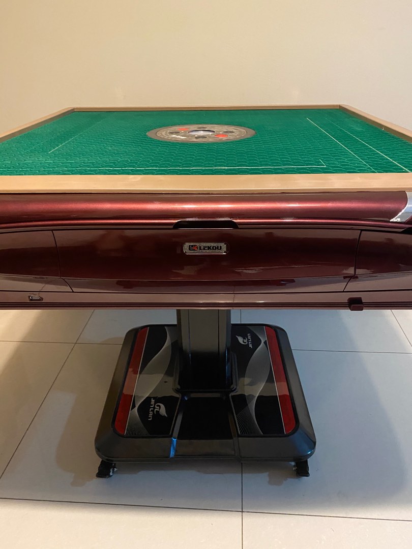 INSTOCK: auto mahjong table GOLD, Furniture & Home Living, Kitchenware ...