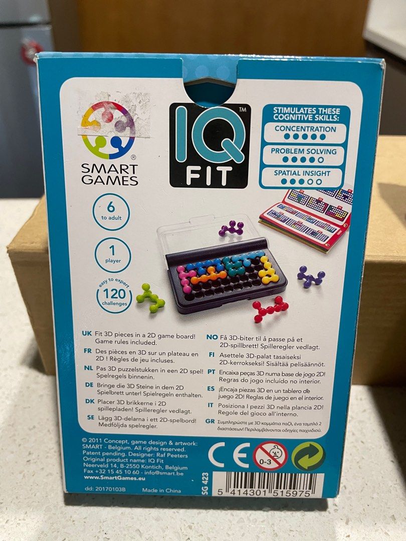 IQ game and Metal Puzzle, Hobbies & Toys, Toys & Games on Carousell