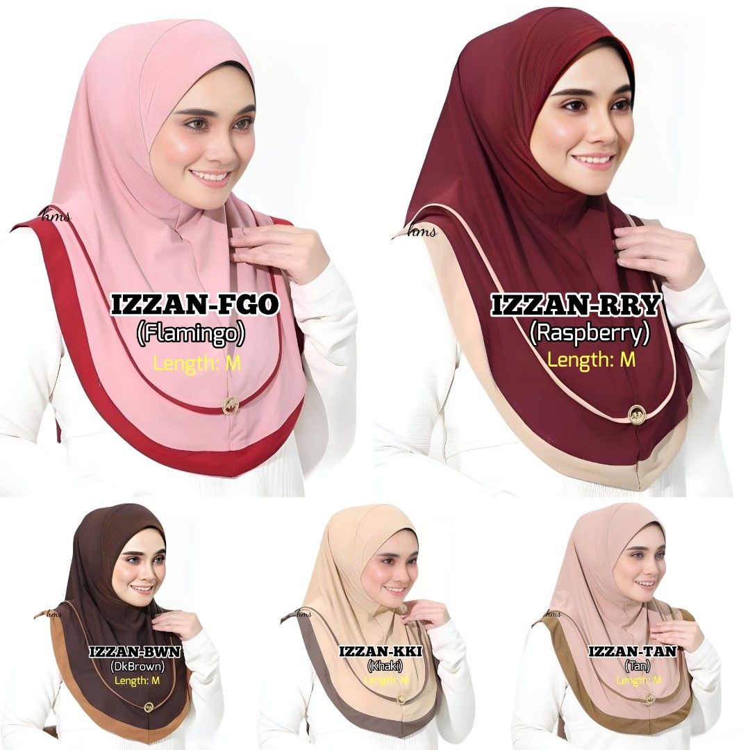IZZAN Instant Hijab, Women's Fashion, Muslimah Fashion, Hijabs on Carousell