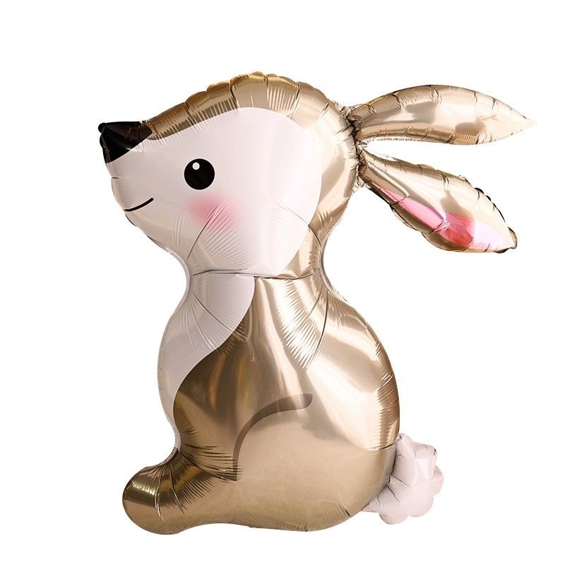 Jungle forest themed birthday party aluminum foil animal balloon deer ...