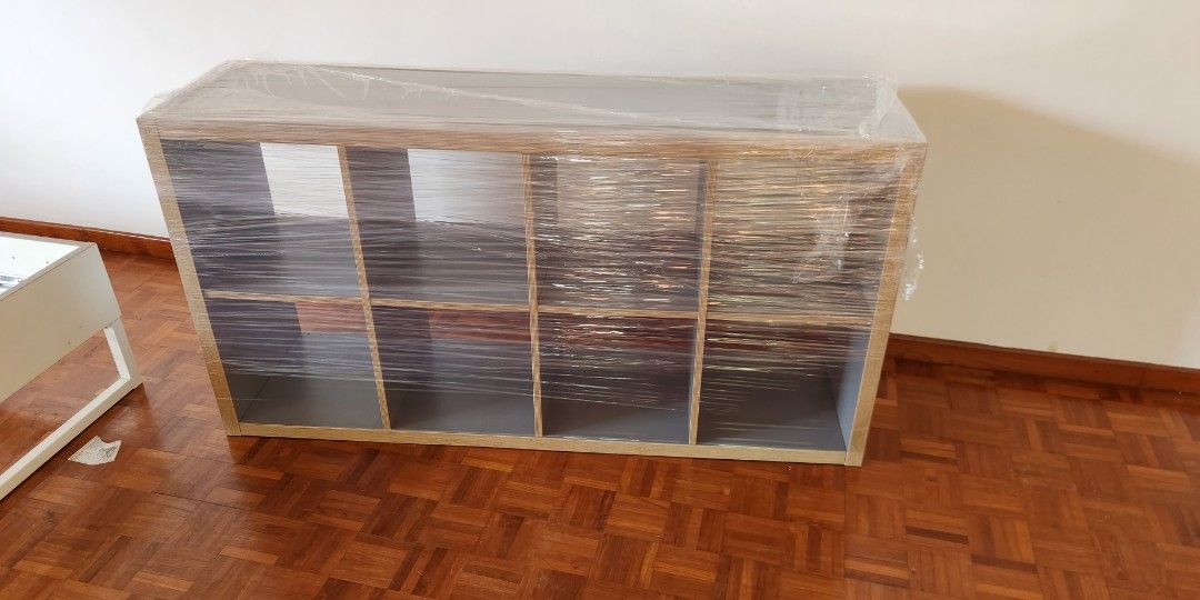 Kallax 2x4 grey, Furniture & Home Living, Furniture, Shelves, Cabinets ...