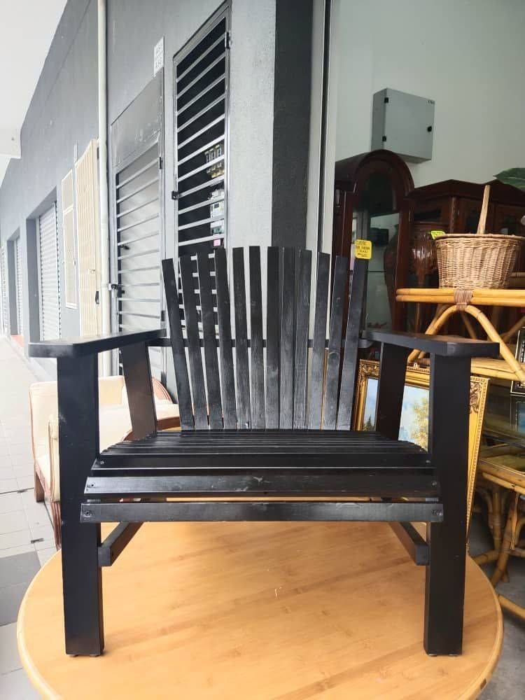 Kerusi Kayu Ikea, Furniture & Home Living, Furniture, Chairs on Carousell