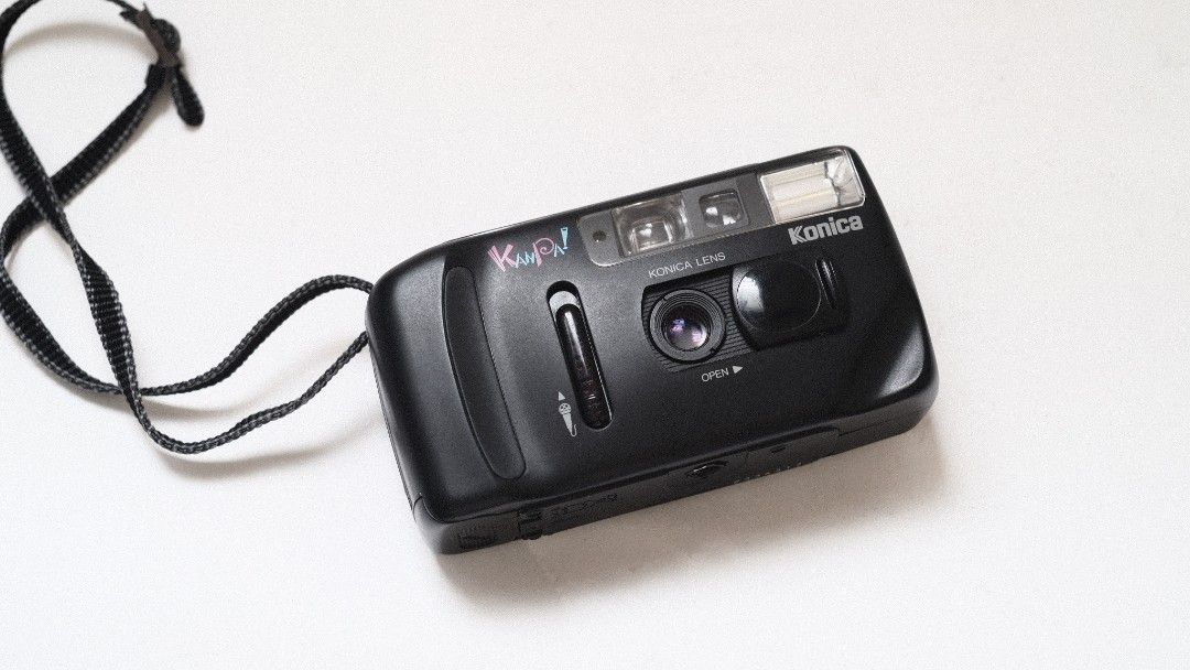 Konica kanpai film camera, Photography, Cameras on Carousell