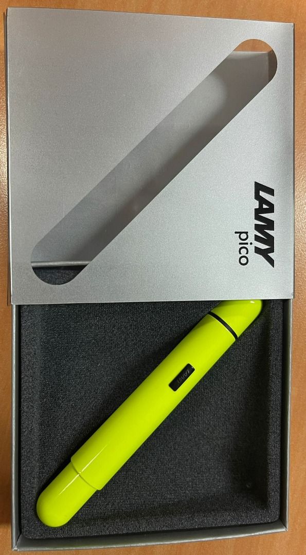 Lamy Pico NEON Lime Ballpoint Pen Limited Edition, Hobbies & Toys ...