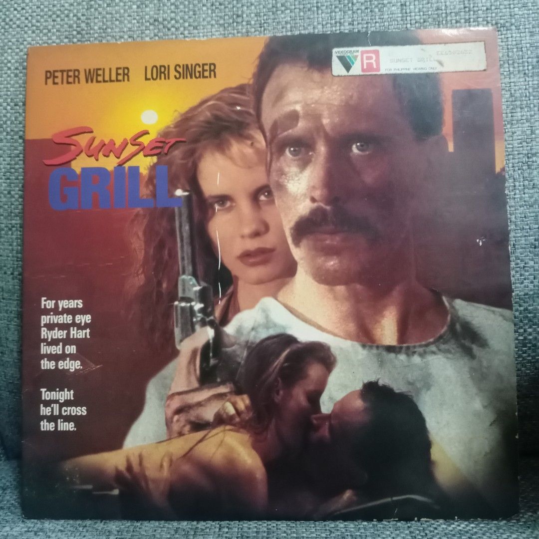LaserDisc Movie : Sunset Grill Vintage Old Preloved / 30cm or 12 inches ...