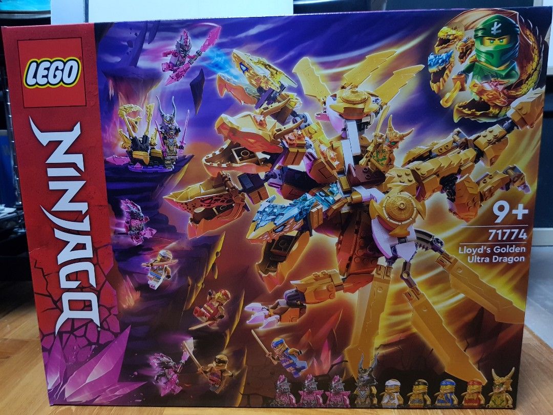 Lego ninjago 71774 Lloyd's golden ultra dragon, Hobbies & Toys, Toys ...