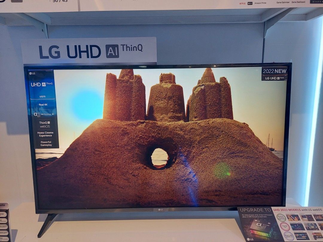 LG 4K UH SMART TV 2022 MODEL, TV & Home Appliances, TV & Entertainment ...