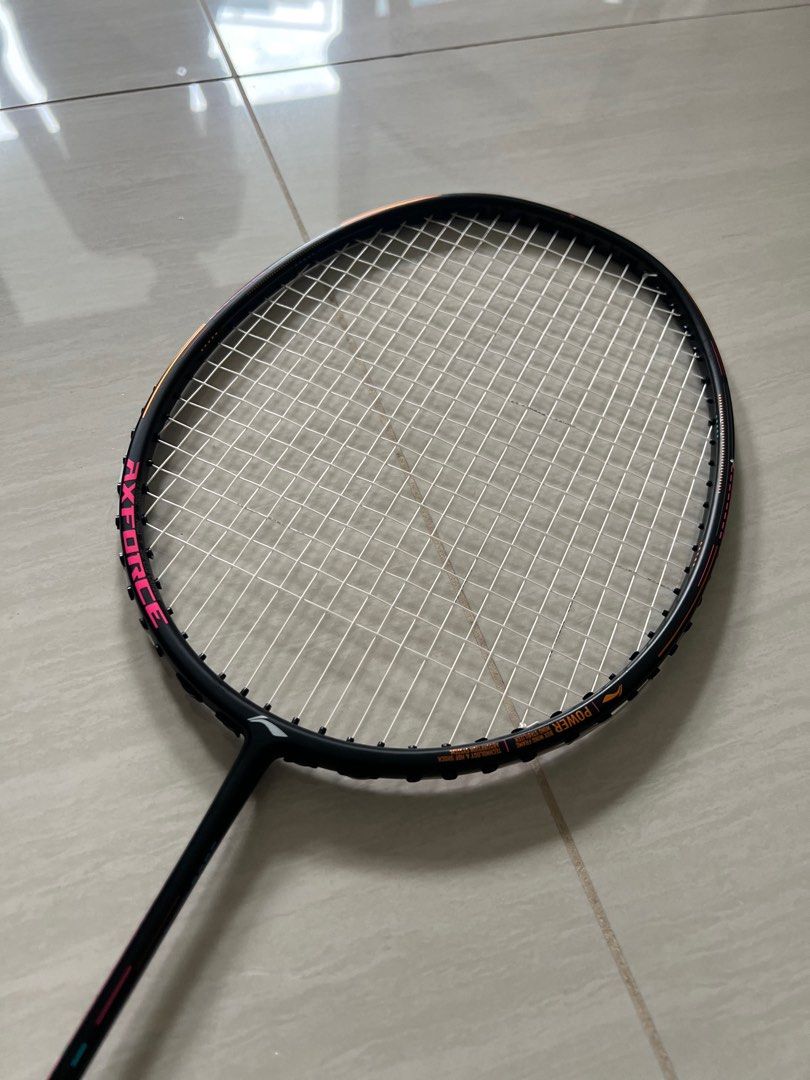 Lining AXForce 80, Sports Equipment, Sports & Games, Racket & Ball ...