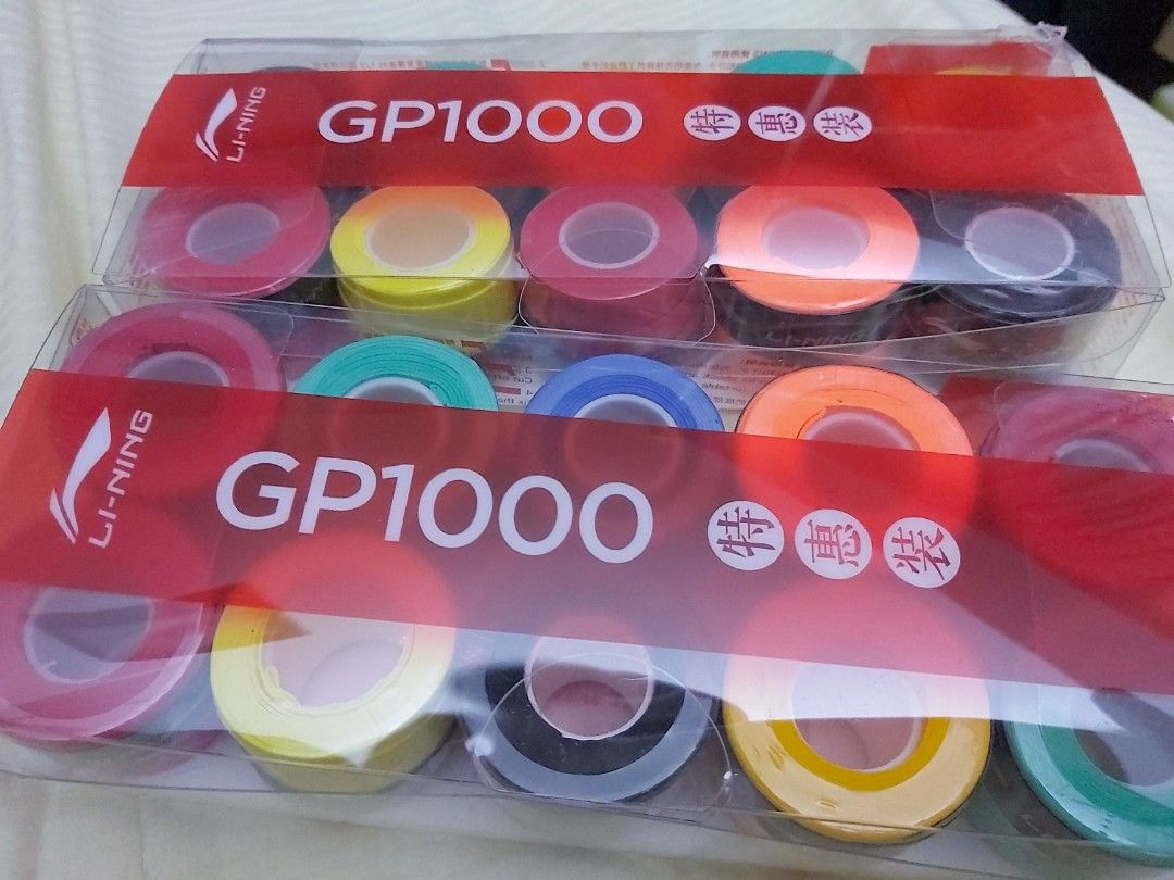 Lining LI NING badminton overgrip GP1000, Sports Equipment, Sports ...