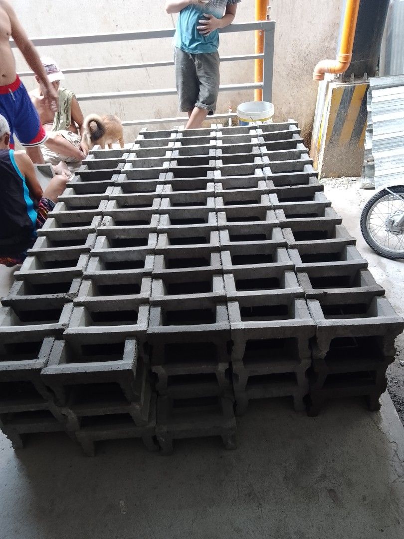 LOUVER BLOCKS 6X6X10 INCHES, Furniture & Home Living, Home Decor, Wall ...