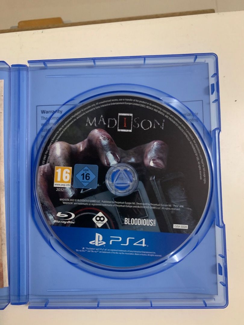 “Madison” Game for PS4, Video Gaming, Video Games, PlayStation on Carousell
