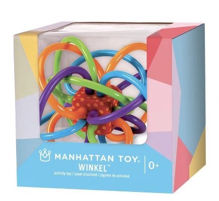 Manhattan Toy Winkel Rattle and Sensory Teether Activity Toy - LSSG0202 ...