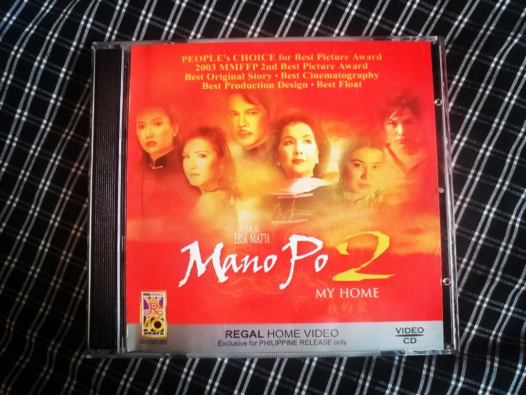 Mano Po 2 VCD Original VCDs for Sale Tagalog VCD Tagalog VCDs Pinoy ...