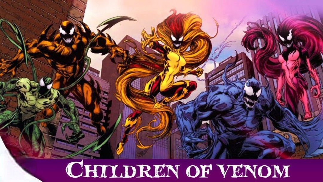 MARVEL LEGENDS SPIDER-MAN : SYMBIOTE CHILDREN OF VENOM (SET OF 7 ...