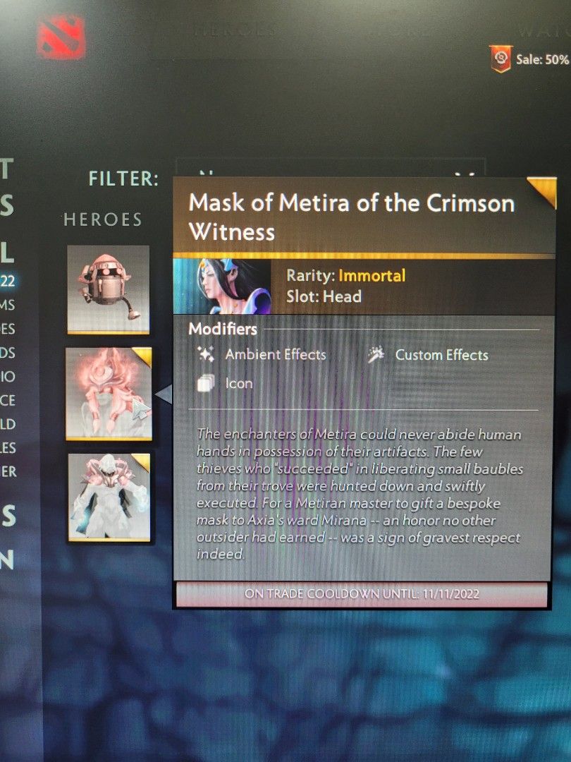 Mask of the Metira of the Crimson Witness 2022 Mirana, Video Gaming ...