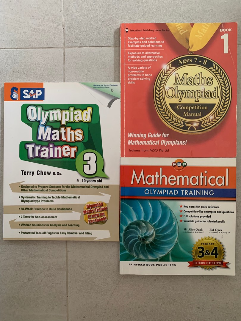 Math Olympiad Books, Hobbies & Toys, Books & Magazines, Assessment Books on Carousell