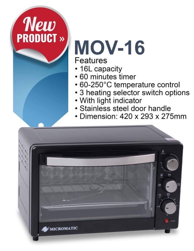 Micromatic oven 16 li, TV & Home Appliances, Kitchen Appliances, Ovens ...