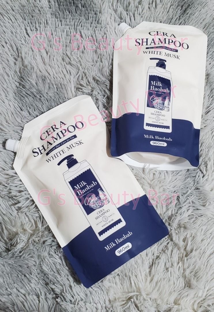 Milk Baobab Cera White Musk Shampoo Refill 960ml - Authentic Korean ...