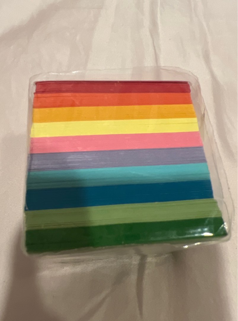 MINI square origami paper, Hobbies & Toys, Stationery & Craft, Craft ...