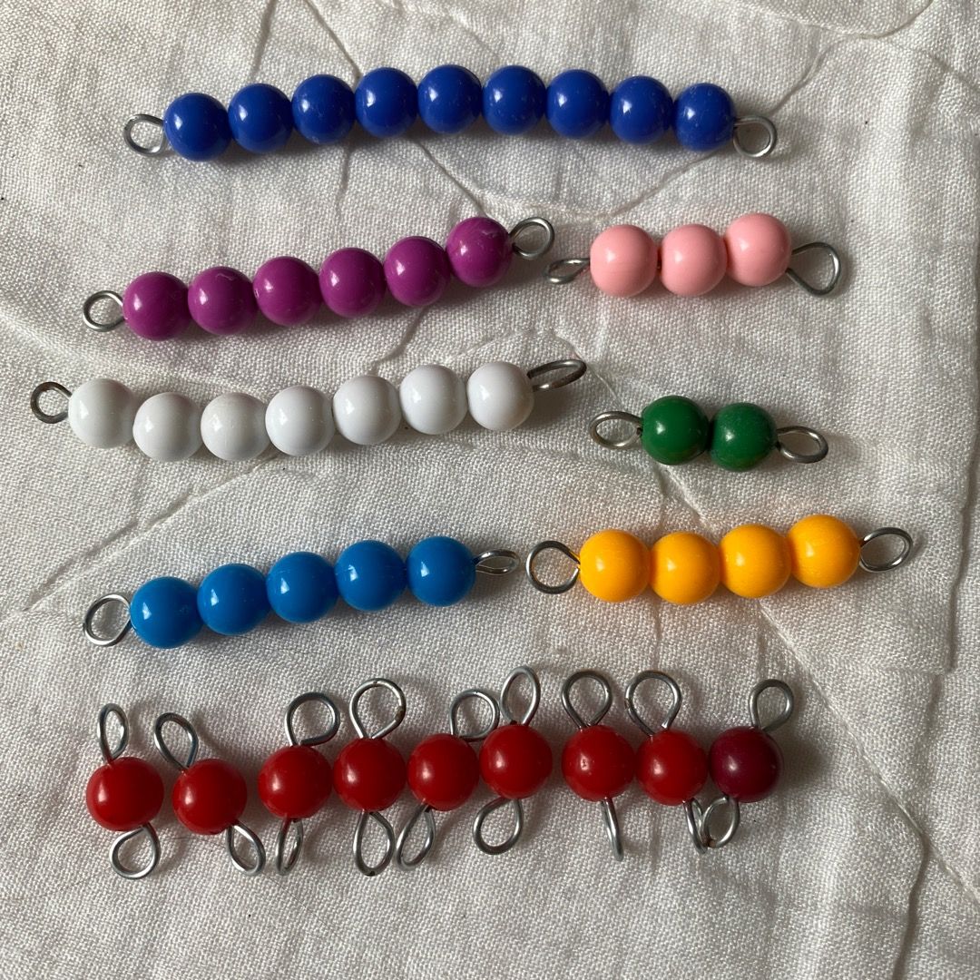 Montessori Decanomial Beads, Hobbies & Toys, Toys & Games on Carousell