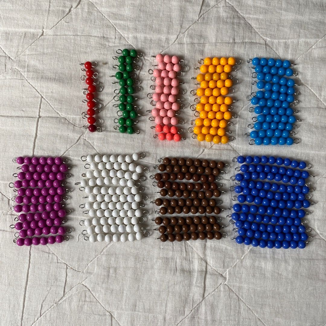 Montessori Decanomial Beads, Hobbies & Toys, Toys & Games on Carousell