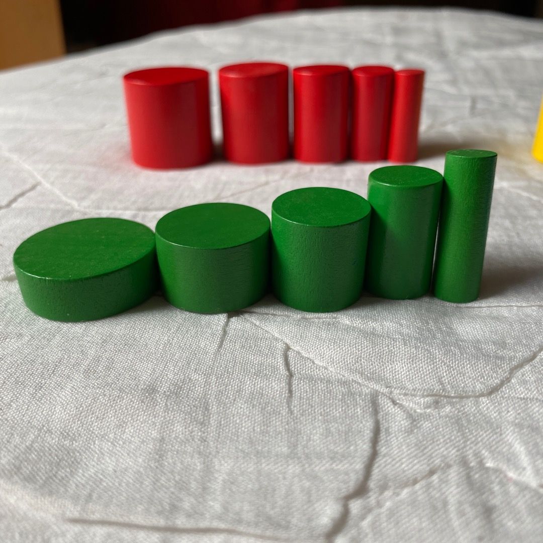 Montessori Knobless Cylinder, Hobbies & Toys, Toys & Games on Carousell