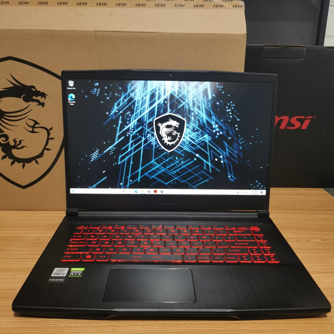 MSI Gaming Laptop GF65 Thin Brand New with Freebies, Computers & Tech ...
