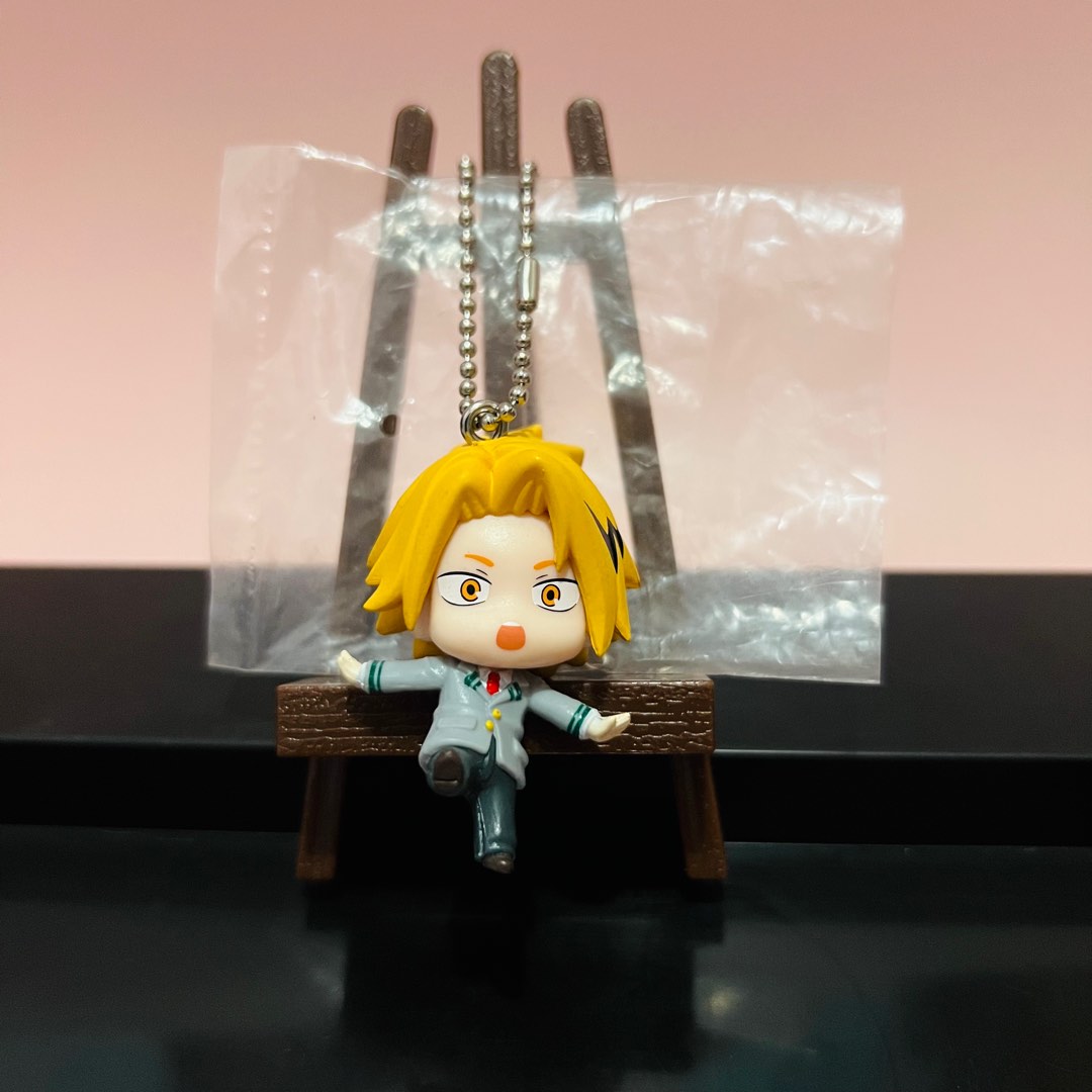 My Hero Academia Kaminari Denki PuraPura Mascot Figure Charm (movable ...