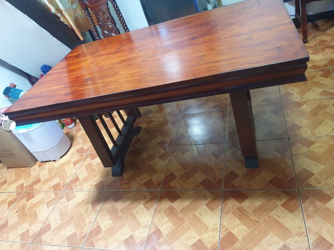 narra table, Furniture & Home Living, Furniture, Tables & Sets on Carousell