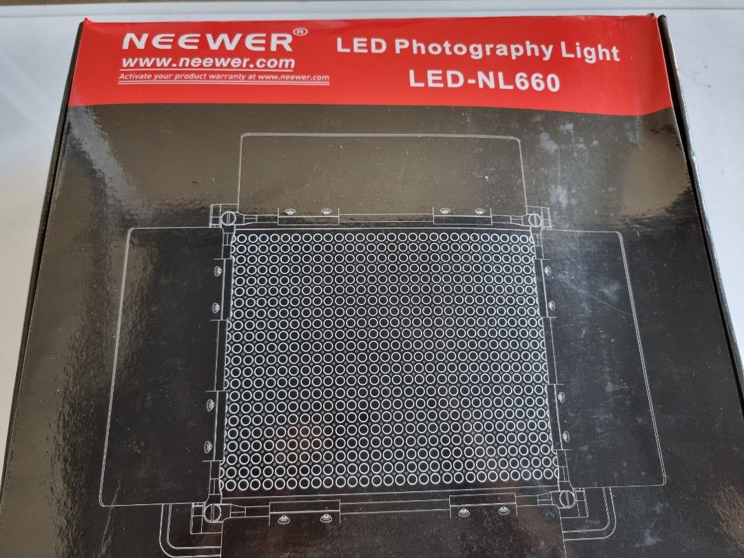 Neewer LED Photography Light LED-NL660, Photography, Photography ...