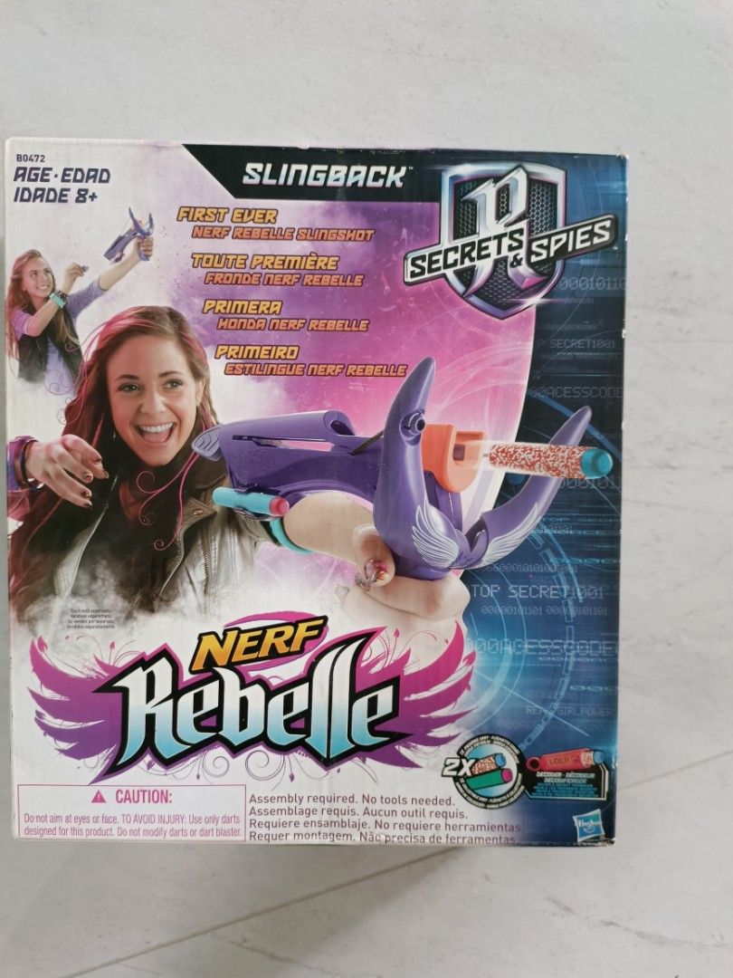 Nerf Rebelle Slingback, Hobbies & Toys, Toys & Games on Carousell