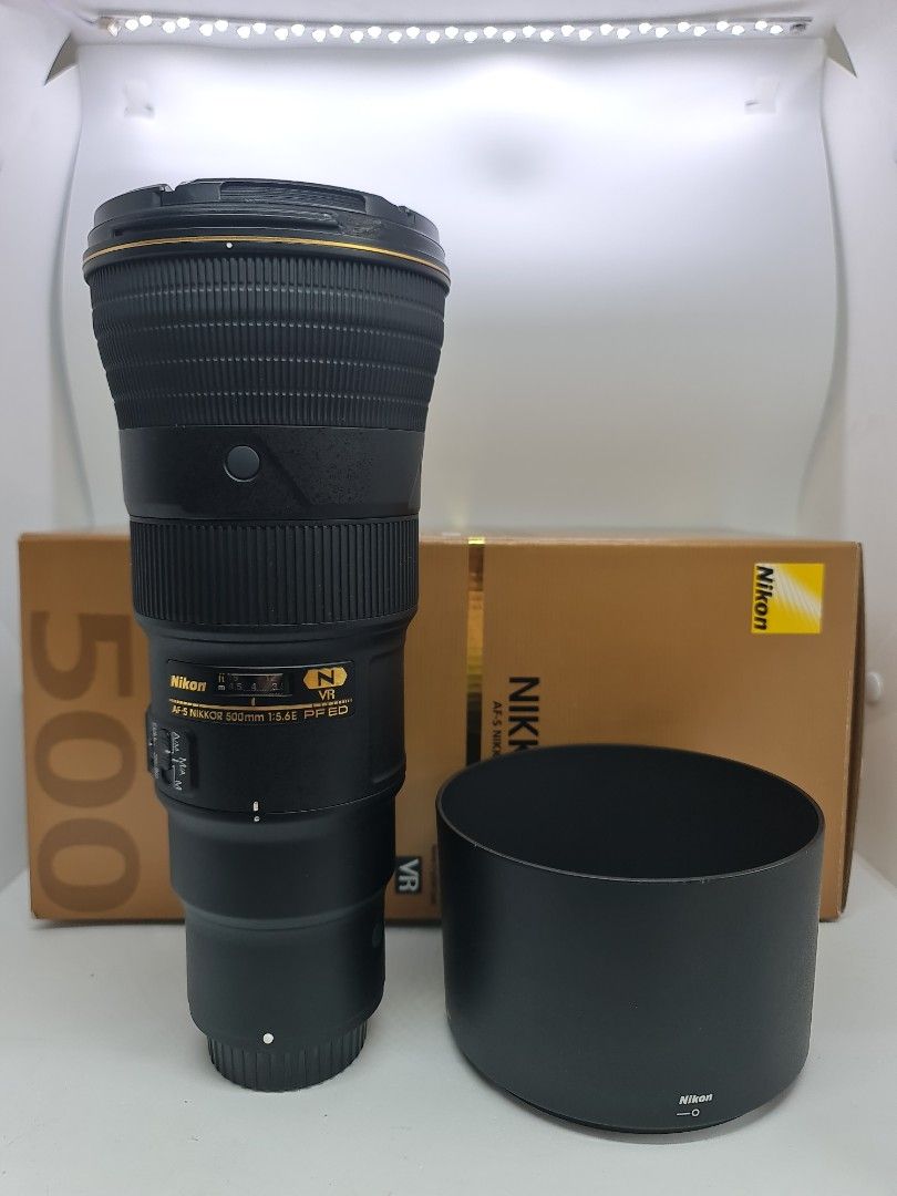 Nikon AFS 500mm F5.6 E PF ED VR, Photography, Lens & Kits on Carousell
