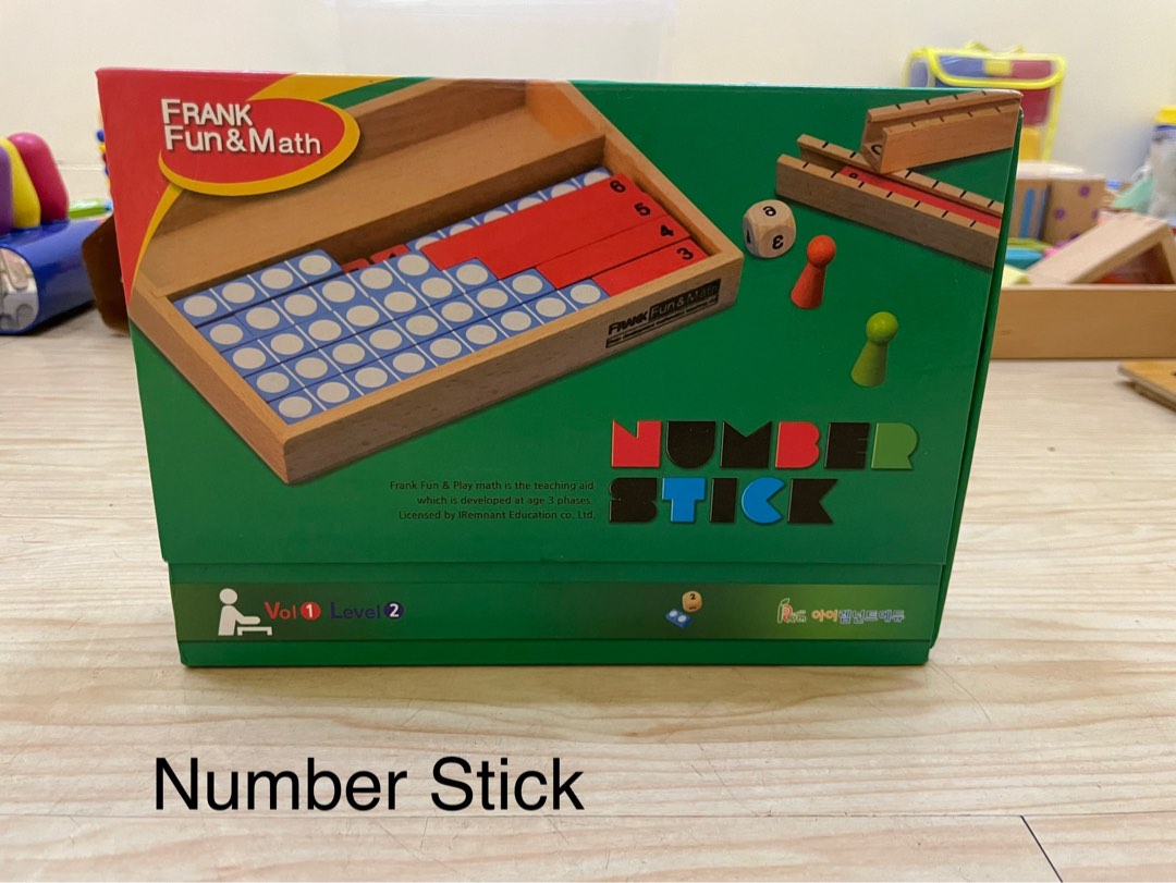 Number Stick (Wooden), Hobbies & Toys, Toys & Games on Carousell