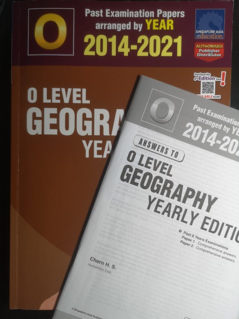 O Level Pure Geography TYS, Hobbies & Toys, Books & Magazines ...