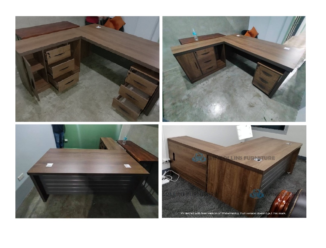 Office Executive L-Shape Tables Home Office Rurniture, Furniture & Home ...