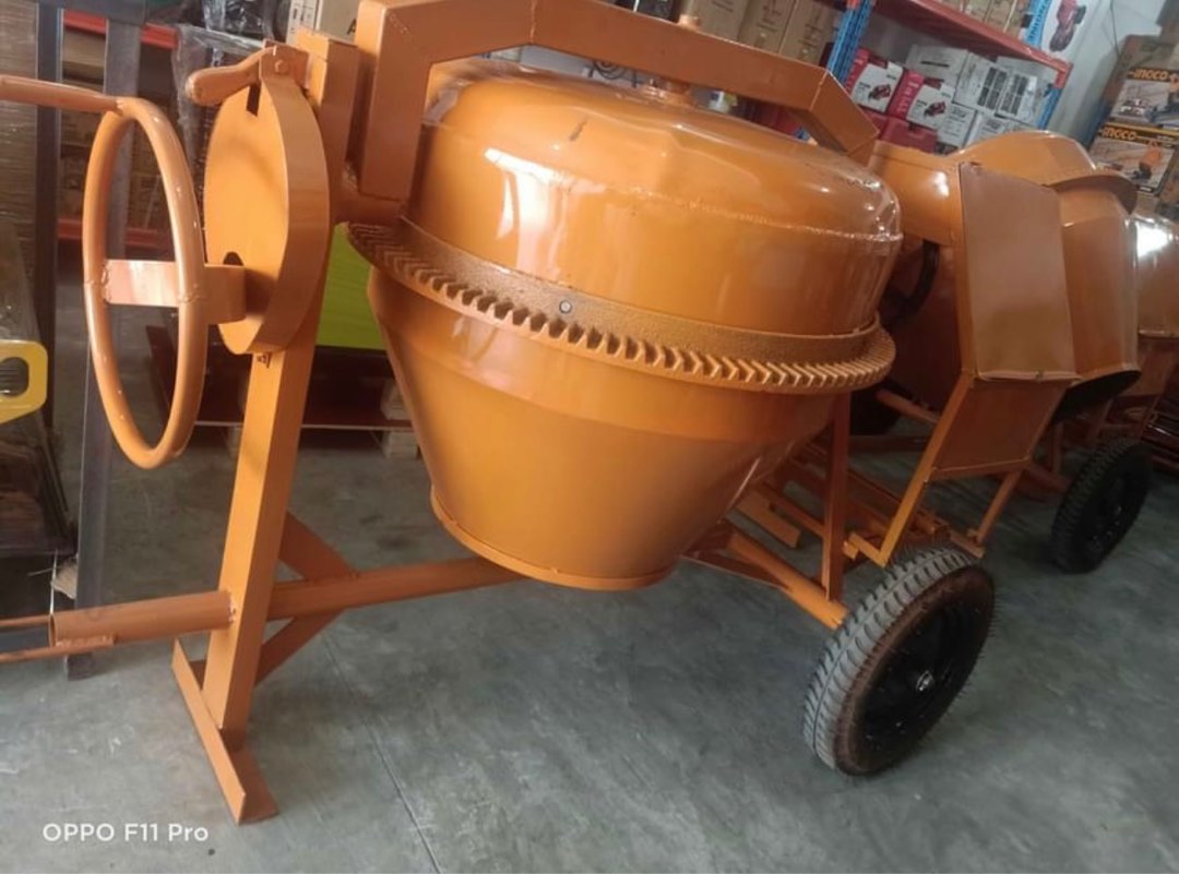One Bagger Cement Mixer with Shinmax Gasoline Engine 7.5HP, Commercial ...