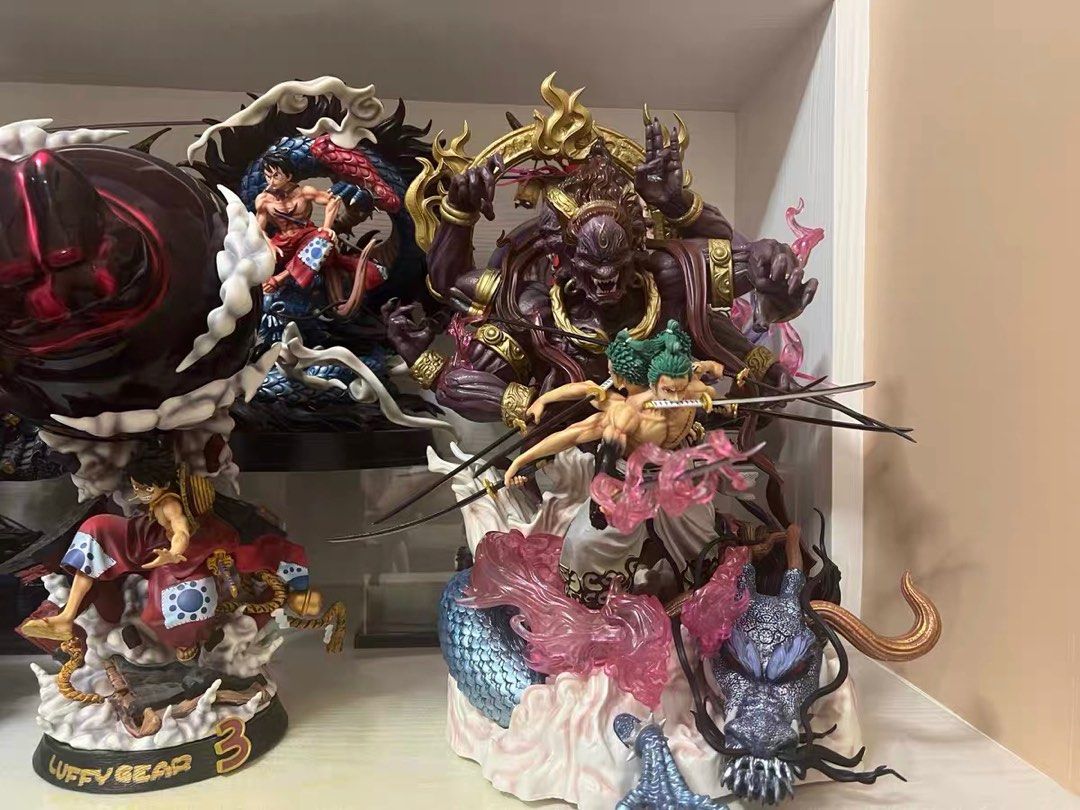 MRJ Sauron figure ghost gas nine-knife flow One Piece oversized gk ...